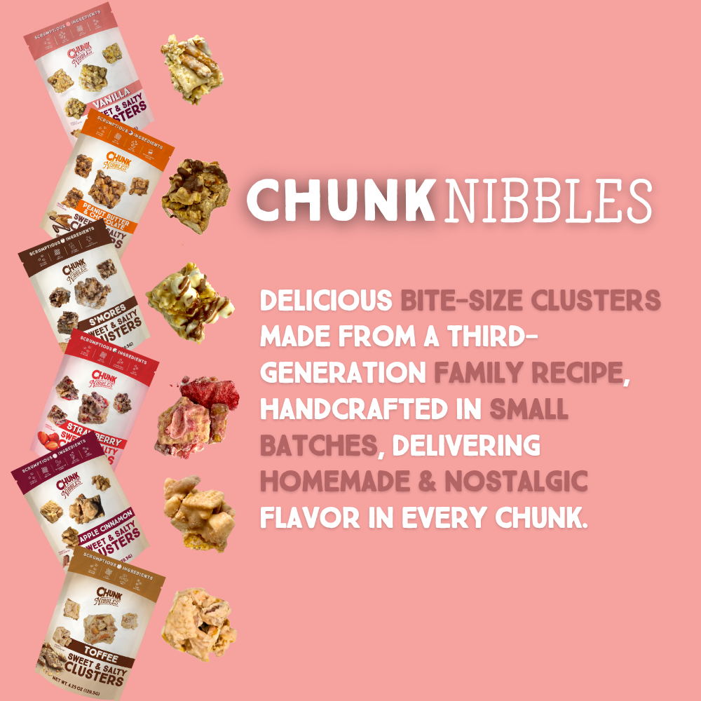 6 Flavor TikTok VIRAL Best Selling Sampler Pack – Chunk Nibbles