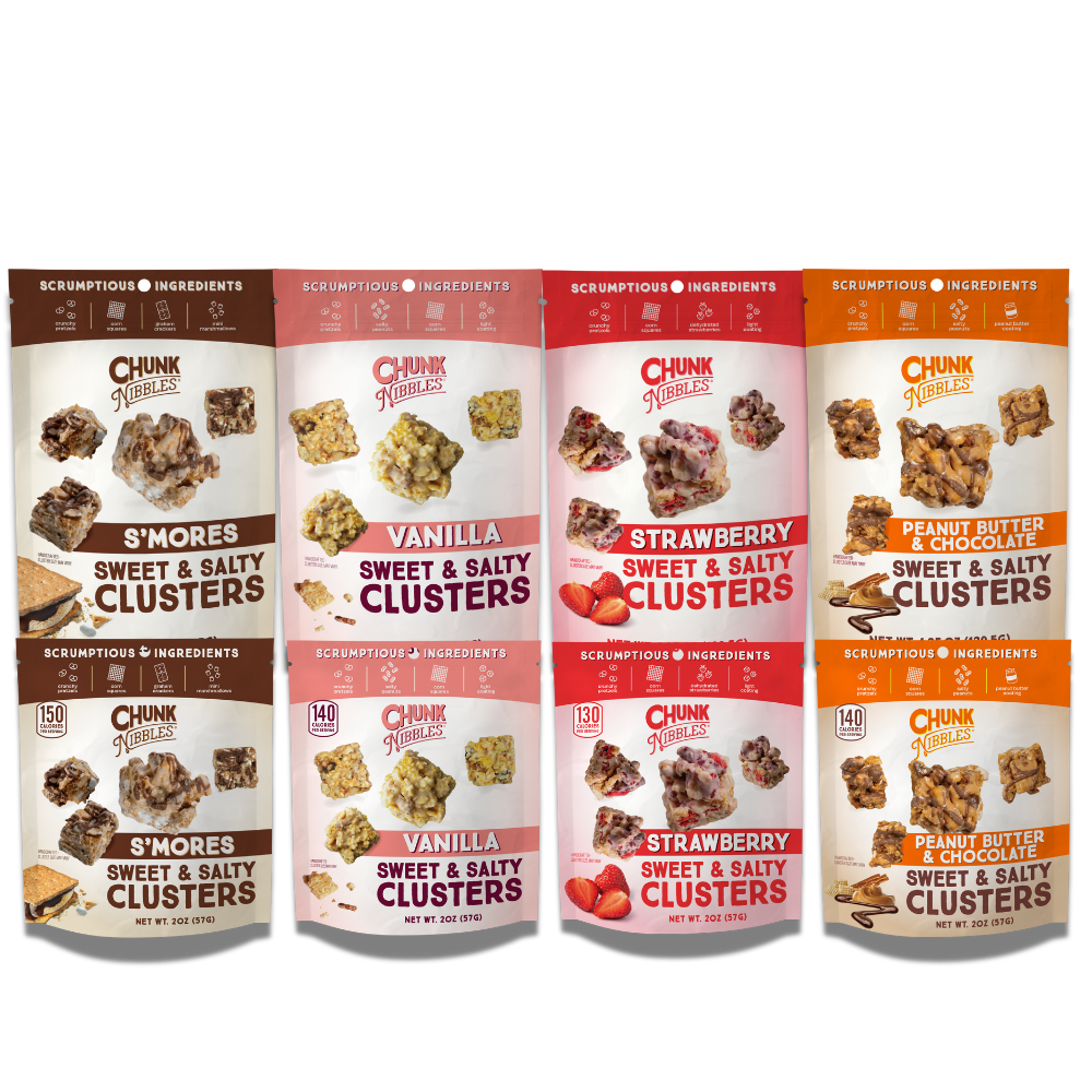 Big & Little Four Flavor Variety Pack – Chunk Nibbles