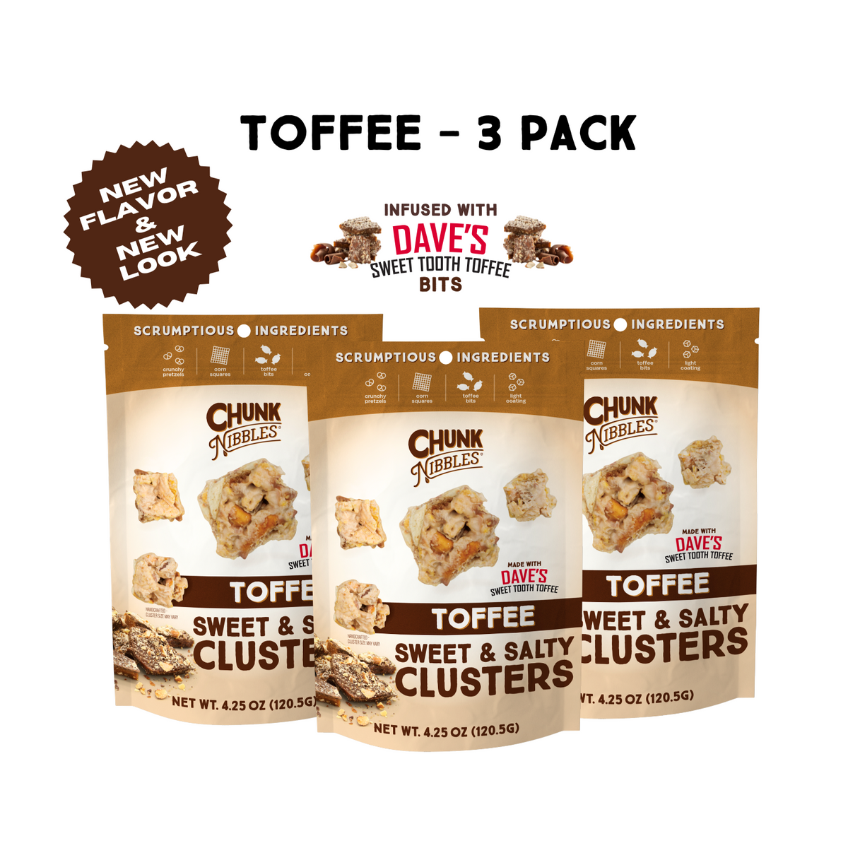 *NEW FLAVOR* Toffee Three Pack! – Chunk Nibbles