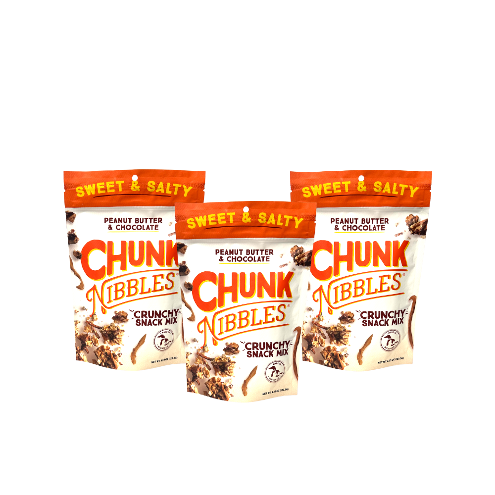 Peanut Butter Chocolate Three Pack! – Chunk Nibbles